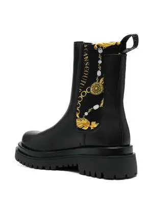 Versace Baroque-print Ankle Boots