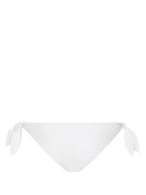 Dolce & Gabbana Logo-plaque Bikini Bottom - White