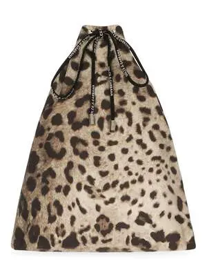 Dolce & Gabbana Leopard-print Swim Shorts
