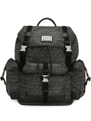 Dolce & Gabbana Logo Jacquard Backpack