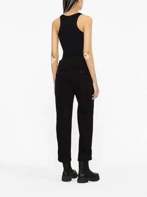 Pinko High-waisted Trousers With Front Pocket