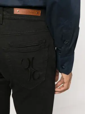 BILLIONAIRE Straight-leg Jeans - Black