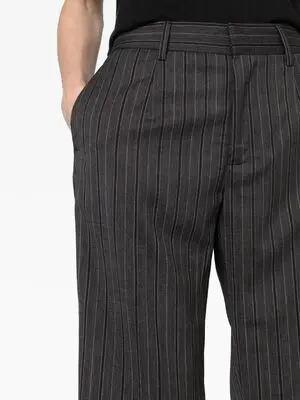 Alessandra Rich Pinstriped Tailored Trousers