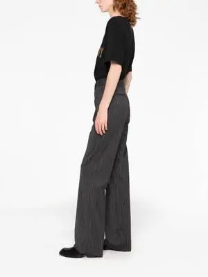 Alessandra Rich Pinstriped Tailored Trousers