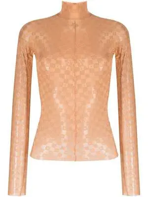 FORTE_FORTE Lace Detail Top - Neutrals