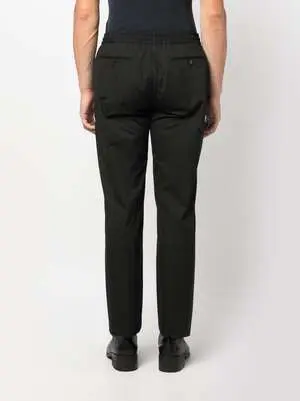 Valentino Garavani Straight-leg Drawstring Trousers - Black