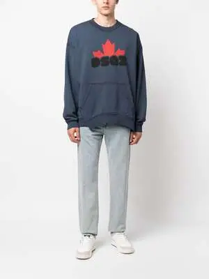 Dsquared2 Logo-print Cotton Jumper