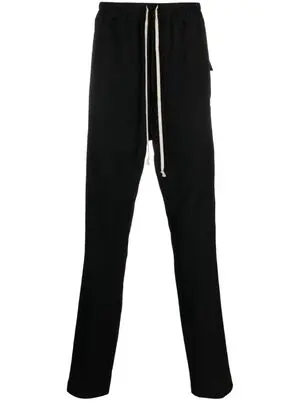 Rick Owens Straight-leg Wool Track Pants - Black