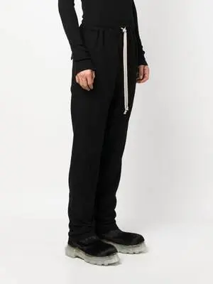 Rick Owens Straight-leg Wool Track Pants - Black