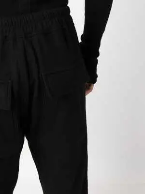 Rick Owens Straight-leg Wool Track Pants - Black