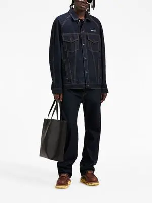 Palm Angels Logo-embroidered Denim Jeans