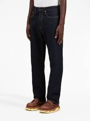 Palm Angels Logo-embroidered Denim Jeans