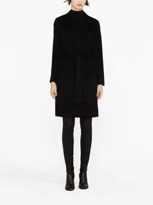 Theory Belted Wool-cashmere Coat