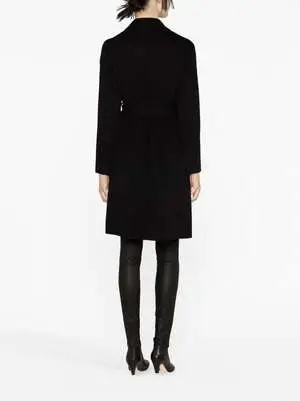 Theory Belted Wool-cashmere Coat