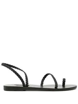 ANCIENT GREEK SANDALS Eleftheria Sandals - Black
