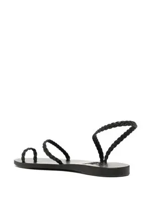 ANCIENT GREEK SANDALS Eleftheria Sandals - Black