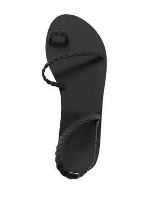 ANCIENT GREEK SANDALS Eleftheria Sandals - Black