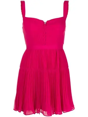 Women's Sleeveless Pleated Cocktail Dresses