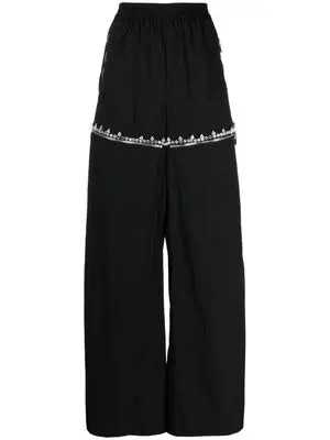 Area Black Wash Pants For Women