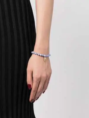 SYDNEY EVAN 14kt Yellow Gold, Diamond, And Moonstone Bracelet