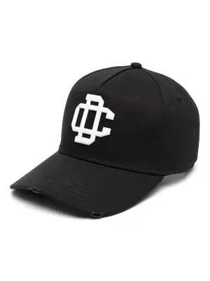 Dsquared2 Logo-embossed Distressed-effect Cap
