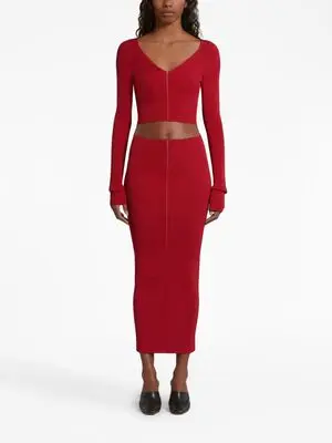 Marni Ribbed Pencil Skirt
