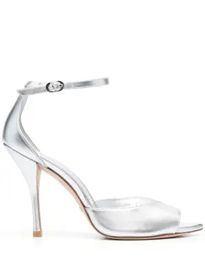 STUART WEITZMAN Nudist 100mm Metallic Sandals