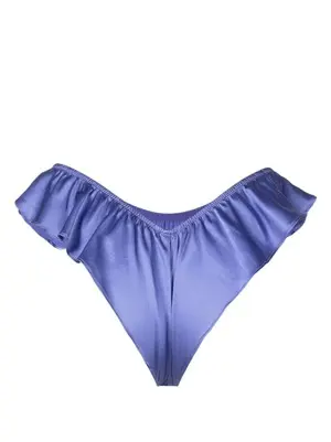 FLEUR DU MAL Luxe Flutter Silk-satin Briefs