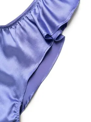 FLEUR DU MAL Luxe Flutter Silk-satin Briefs