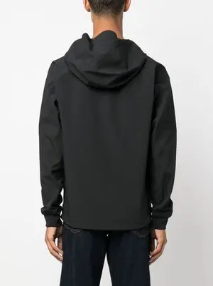 C.P. COMPANY Hooded Zip-up Jacket - Black