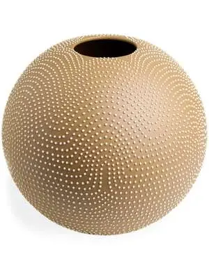 NUOVE FORME Arcadia Textured-finish Vase - Brown