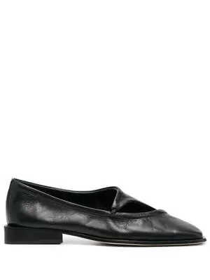 Hereu Cut-out Leather Loafers