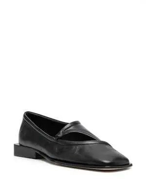 Hereu Cut-out Leather Loafers