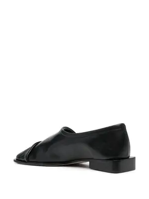 Hereu Cut-out Leather Loafers