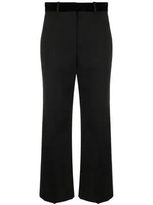 Sandro Straight-leg Trousers - Black