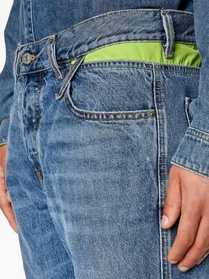 DIESEL® 1995 D-sark 09g93 Straight-leg Jeans - Blue
