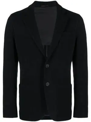 Giorgio Armani Single-breasted Herringbone Blazer