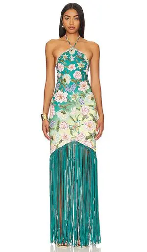 Agua Bendita X Allis Dress - Posy Green