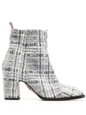 Thom Browne Tweed Ankle Boots