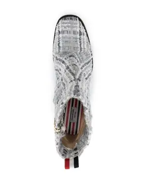Thom Browne Tweed Ankle Boots
