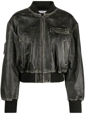 Acne Studios Distressed-effect Leather Jacket