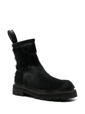 Camper Eki Calf-hair Ankle Boots