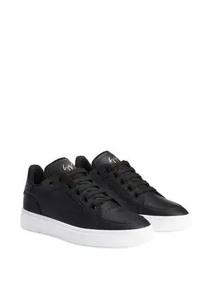 GIUSEPPE ZANOTTI Gz94 Leather Sneakers - Black