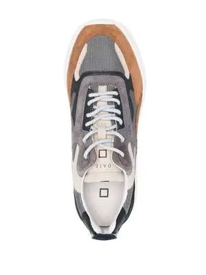 D.a.t.e. Fuga Panelled Sneakers - Brown