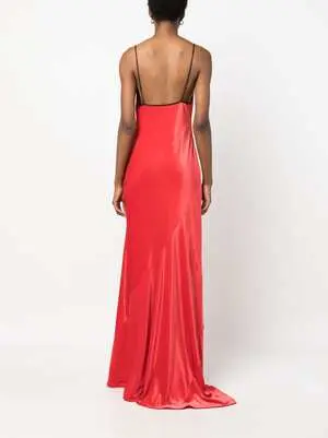 Philosophy Di Lorenzo Serafini Cowl-neck Maxi Dress - Red