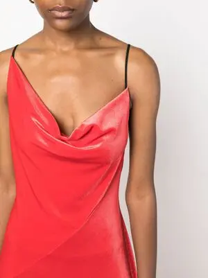 Philosophy Di Lorenzo Serafini Cowl-neck Maxi Dress - Red