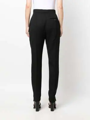 Alexander McQueen Zip-embellished Wool Trousers