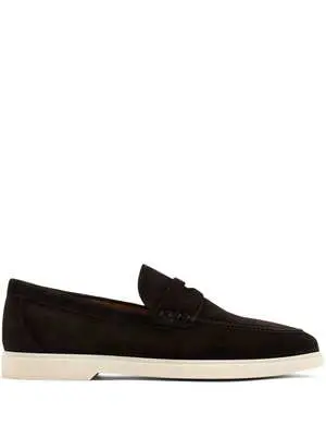 Magnanni Tonal Stitching Leather Loafers