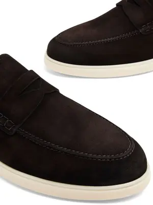 Magnanni Tonal Stitching Leather Loafers