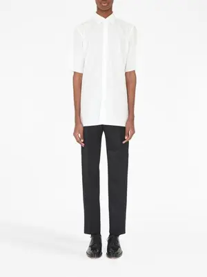 MAISON MARGIELA Four-stitch Short-sleeve Shirt - White
